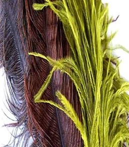 Cascade Crest Ostrich Herl Sections