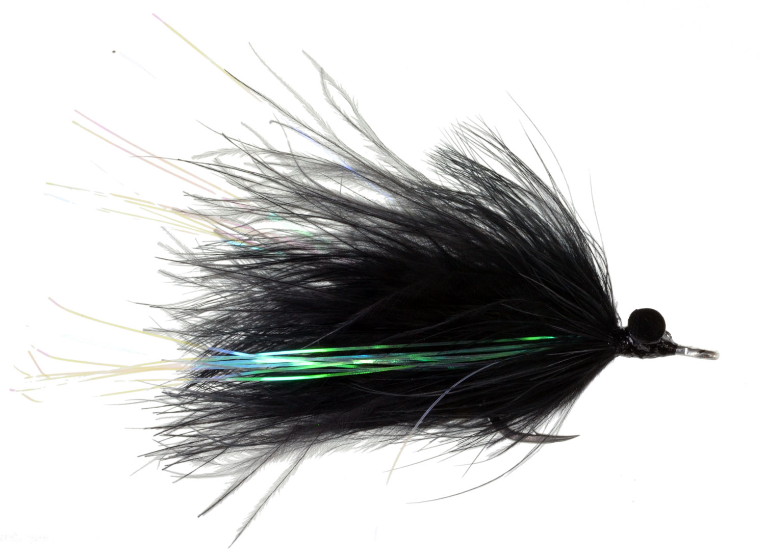 DR Dzonot Tarpon Fly - Black and Red Lead Eyes