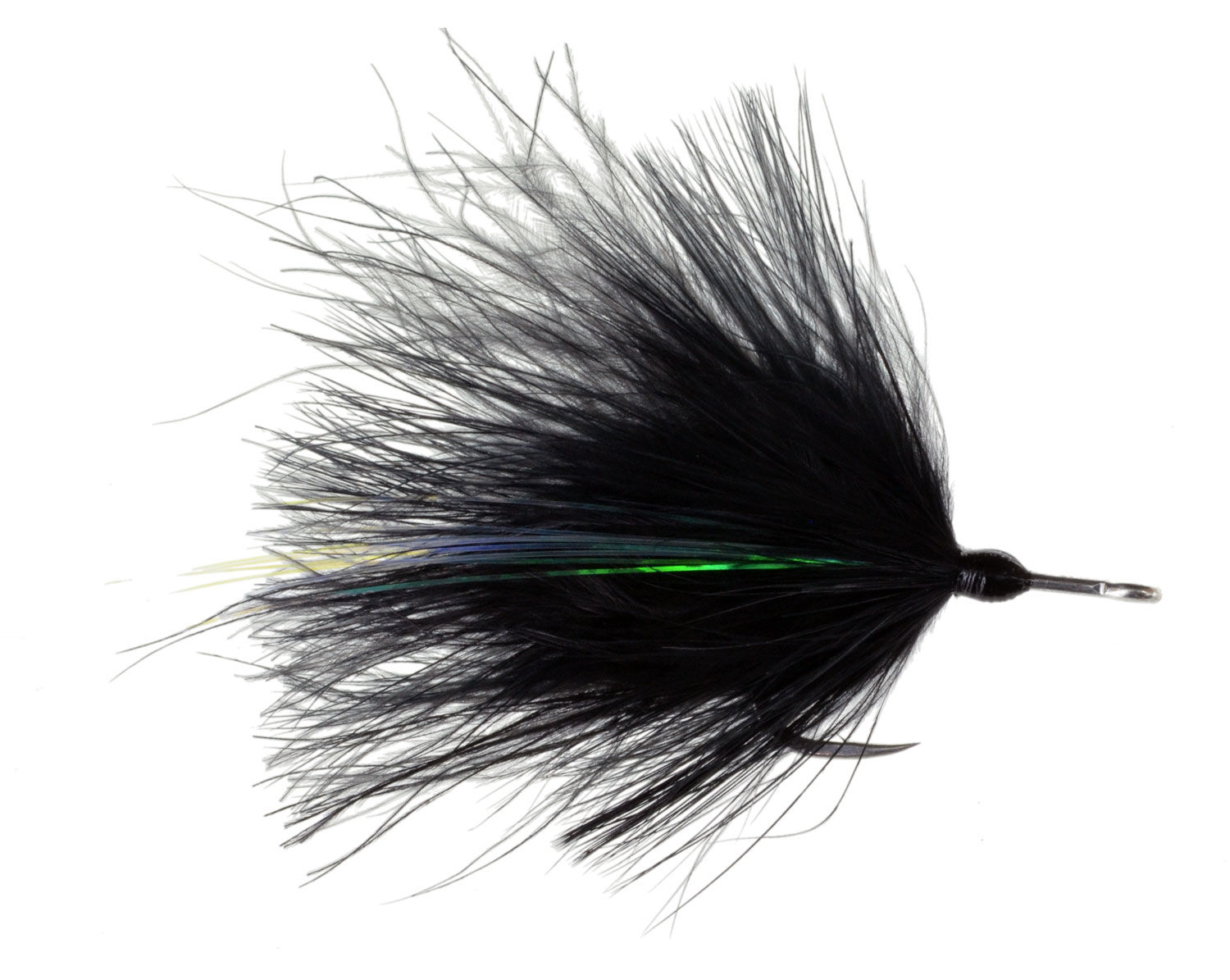 DR Dzonot Tarpon Fly - Black and Red Lead Eyes