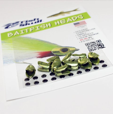 Flymen Fish-Skull Baitfish Heads - Small-Med | Fly Fishing Flies For ...