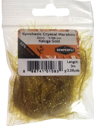 SEMPERFLI Synthetic Crystal Marabou | Fly Fishing Flies For Less ...