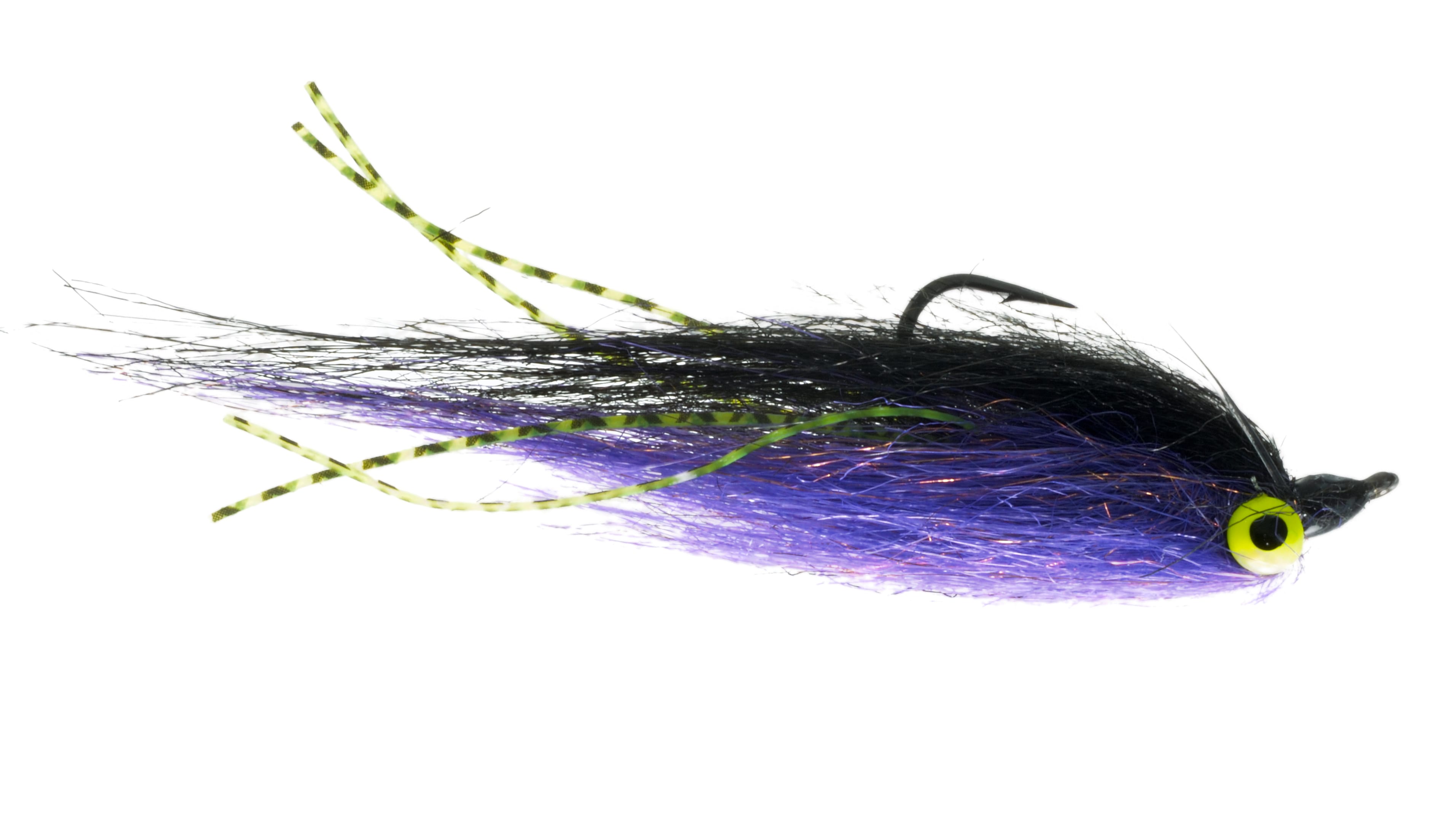Po Boy Redfish Fly - Purple & Black