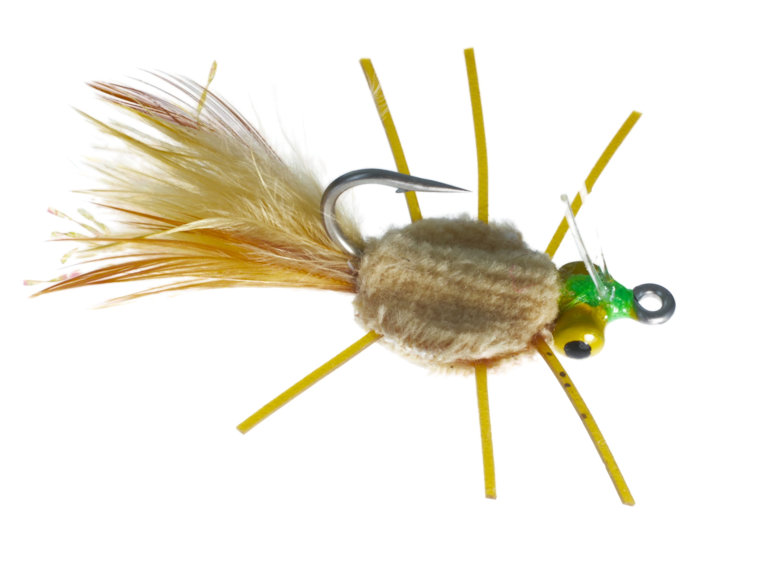 Raghead Crab - Tan with Yellow Eyes