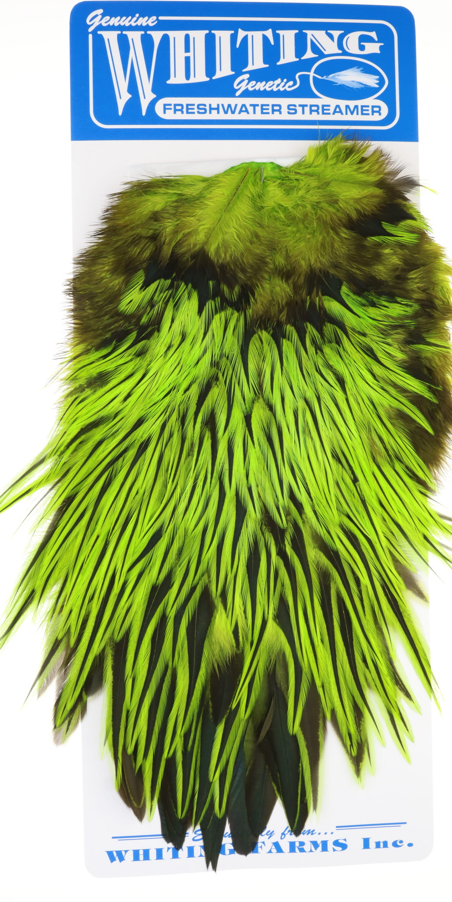 Whiting Freshwater Streamer Saddle Dyed Badger