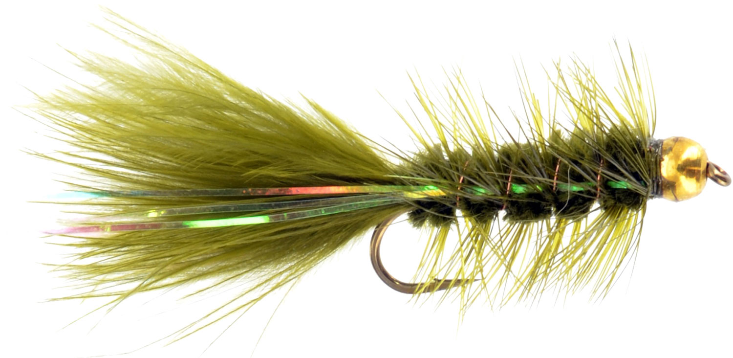 Bead Head Flash-A-Bugger - Olive