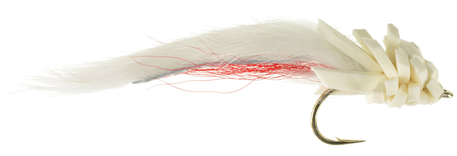 Foam Head Tarpon Toad - White