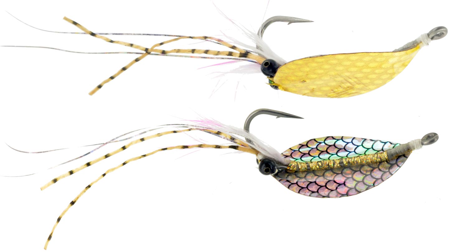Wide Body Spoon Fly - Gold & Silver Fish Scale