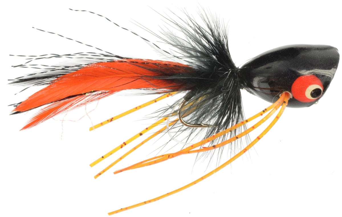 Hard Popper - Black & Orange