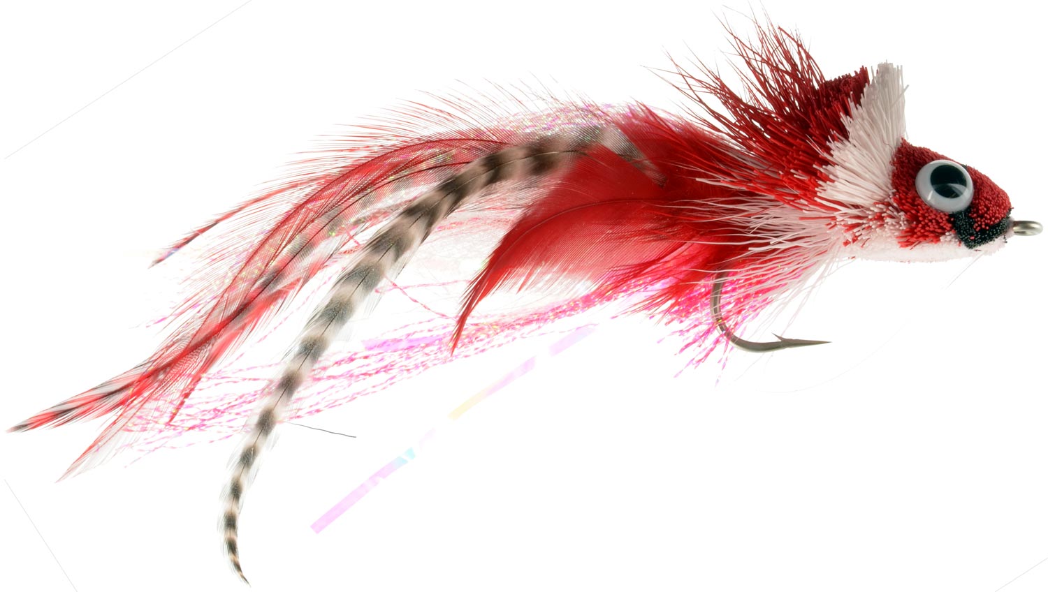 Pike Fly - Red & White