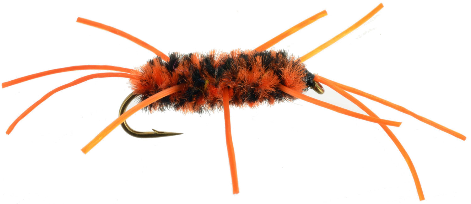 Pat's Rubberleg Stonefly - Orange & Black