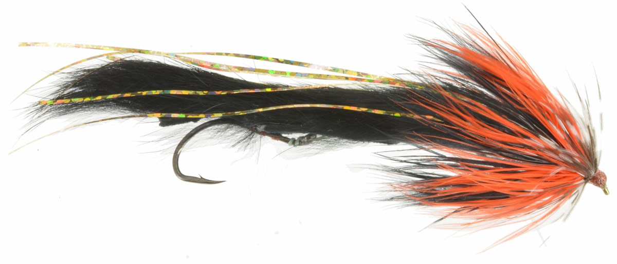 String Leech - Orange & Black